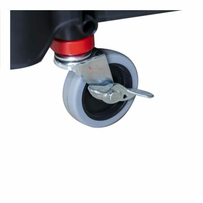 MAF THREE LAYER TROLLEY RED Table Stand with 3 Racks, Multipurpose Use ...