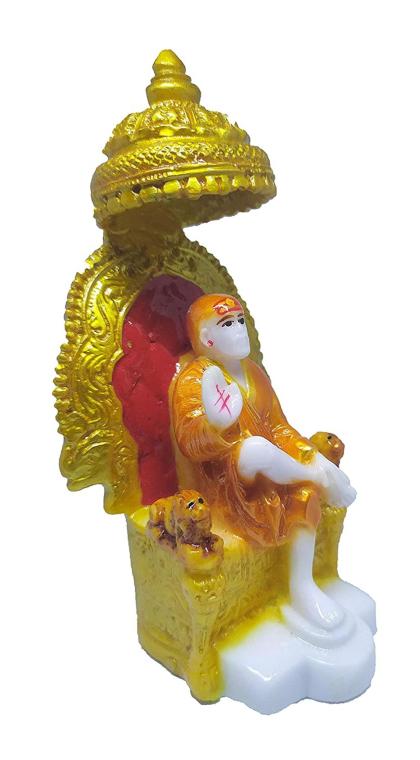 Sai Amrut Multicolor Stone Sai Baba Murti Marble Dust Idol Statue - JioMart