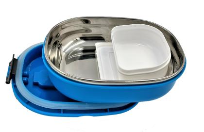 Blue Color Steel Tiffin Box - JioMart