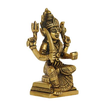 Kalarambh Brass Karma Devi Idol For Home Office Handicraft Art - 3 x 1. ...