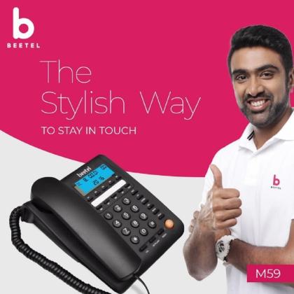 Beetel M59 Black Corded Landline Phone - JioMart