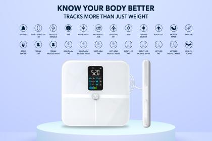 Actofit Body Fat Analyser Smart Scale Pro Max | Segmental Analysis ...