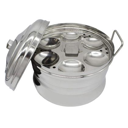Subaa Abhimanyu Stainless Steel Idly Panai/Steamer/Maker with 3 Idly ...