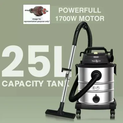 Inalsa Master Vac 25 with 3 in 1 Multifunction Wet/Dry/Blowing|22KPA ...