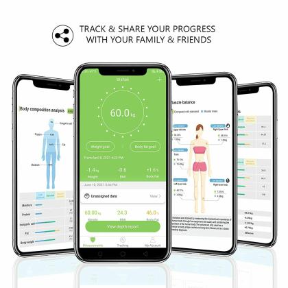 Probus Full Body Segmental Analysis with BMI| Smart Body Fat Analyzer ...