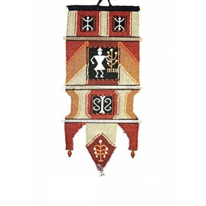 VARUNAVI Handloom Cotton Wall Hanging for Home Decor 26 Warli Art ...