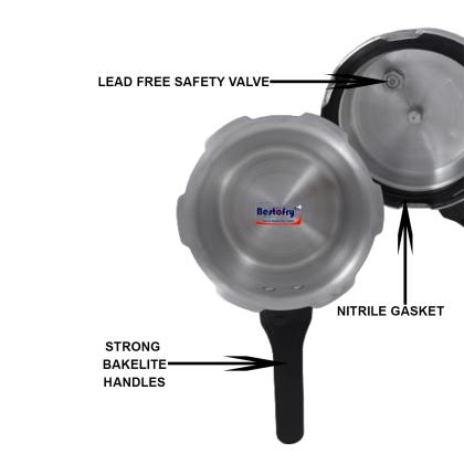 Bestofry 1 Litre ALuminium Pressure Cooker, ISI Certified small cooker ...