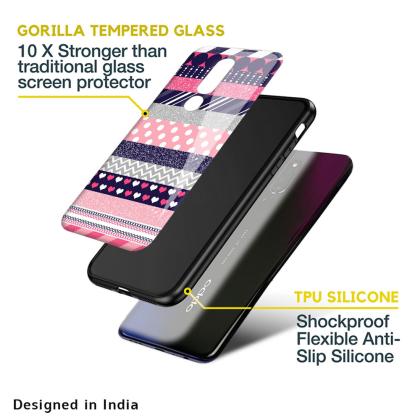 Qrioh Multi Pattern Glass case for Oppo A36 - JioMart