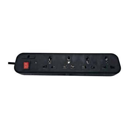 Power Plate with 4 Power Sockets Computer Surge Protector Spike Buster ...