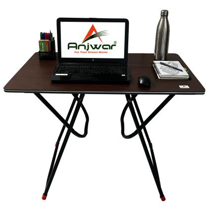ANJWAR Multi Purpose Folding Table with Iron Legs (Rosewood) - JioMart