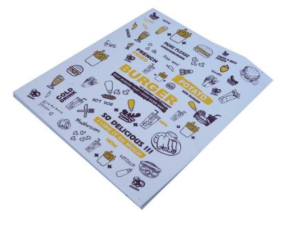 Inditradition Food Wrapping Paper Sheets | Junk Fast Food Print Design ...