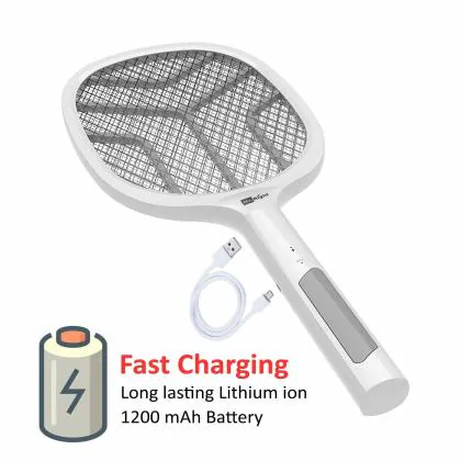 Mr. Right Mosquito Racket Bat with UV Light Mosquito Killer Lamp Bug ...