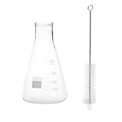ABGIL Borosilicate Glass Erlenmeyer Narrow Mouth Graduated Conical ...