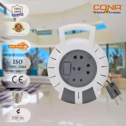 CONA 2226 AMRO 2 Pin Flex Box, 240V, 4 Meter|Electrical Extension Box ...