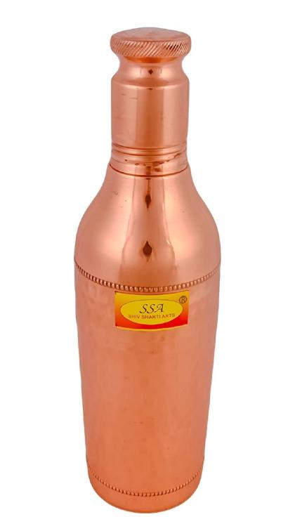 Shiv Shakti Arts Pure Copper Water Bottle | Champagne Bottle-1000 ml ...