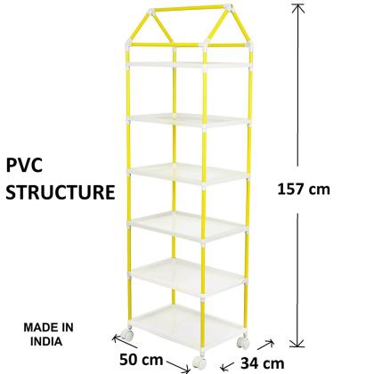 Little Ones Aquatic Blue Plastic Shelves Foldable Baby Storage Box With ...
