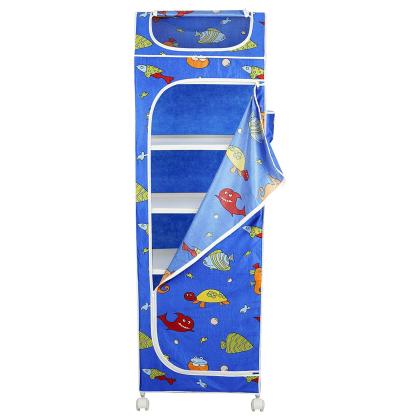 Little Ones Aquatic Blue Plastic Shelves Foldable Baby Storage Box With ...