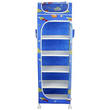 Little Ones Aquatic Blue Plastic Shelves Foldable Baby Storage Box With ...