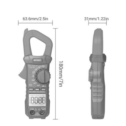 Metravi DT-725 Digital TRMS AC/DC Clamp Meter - JioMart