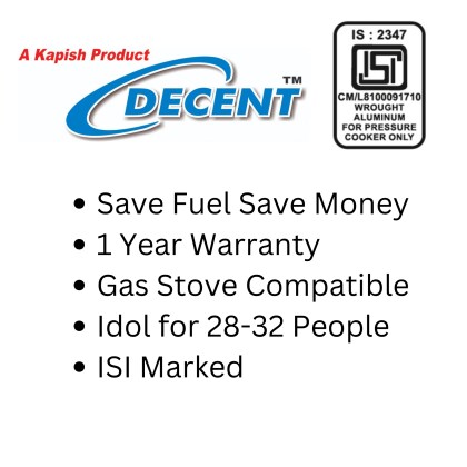 Decent Classic Aluminium 22 L Pressure Cooker (Aluminium) - JioMart