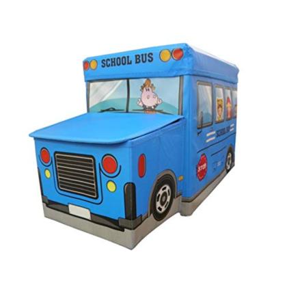 Inditradition Kids School Bus Storage Box, Blue - JioMart