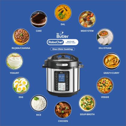 Mr. Butler RoboChef 9-in-1 Multi-Use Automatic, 6L capacity Electric ...