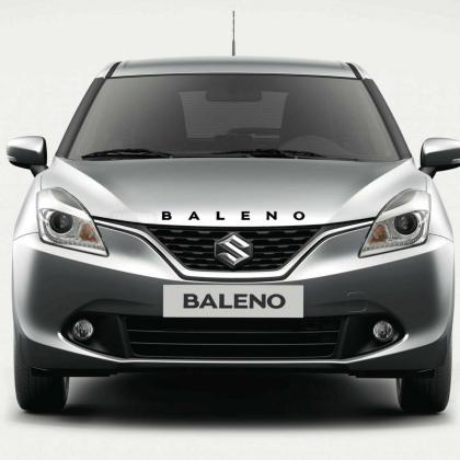 Carmetics Black Plastic 3D Letters Logo Car Sticker For Baleno - JioMart