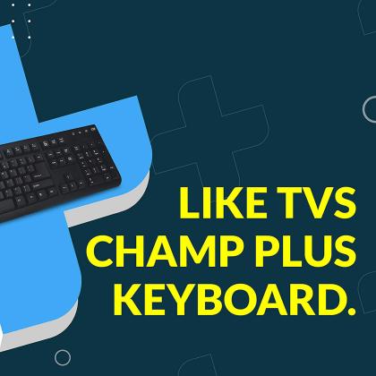 Tvs Electronics Champ Plus Wired Keyboard - JioMart