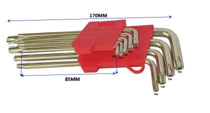 INDITRUST Long arm multi size hex key set 1.5 to 10mm Allen Key Set ...