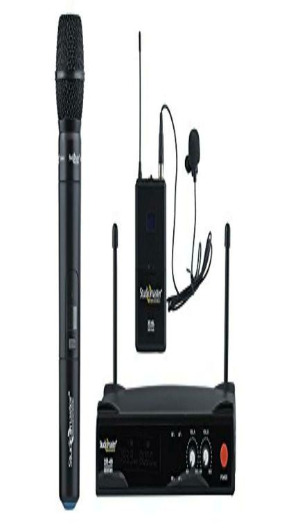 Studiomaster dual wireless Microphone (1 hand mic & 1 colar mic) XR ...