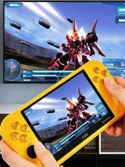 DKD X20 Handheld Arcade Retro HD Video Game player 8GB built game with ...