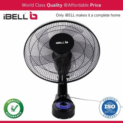 iBELL BLADE WF1980 Premium Wall Fan with 5 Leaf, Low Noise Motor, High ...
