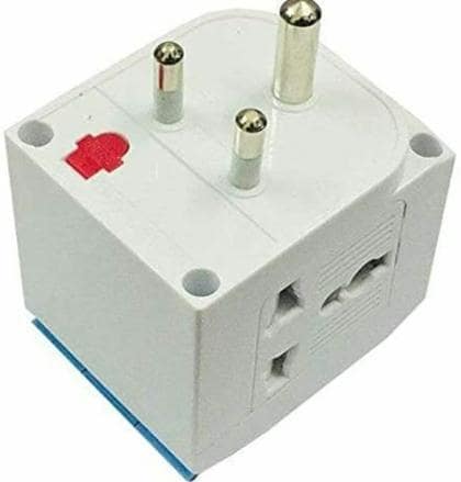 MEXONIC 3 Way Socket Plug Adapter Universal Input Plug with Individual ...