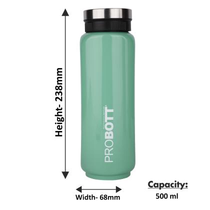 PROBOTT Thermosteel Sliced Vacuum Flask 500ml -Green PB 500-41 - JioMart