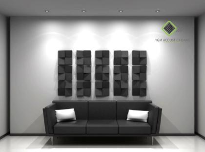 YGM Acoustic Foams Coffee Z-Block Diffuser Studio Absorption Foam Wall ...