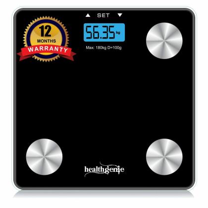 Healthgenie Digital Body Composition Monitor Weighing Scale, Strong ...