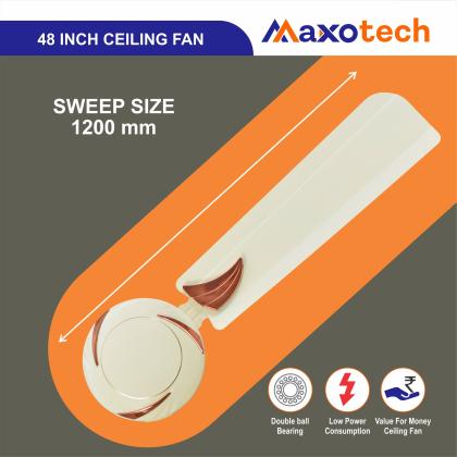 Maxotech Polo Ultra High Speed 100% Copper Winding 1200 mm Anti Dust 3 ...