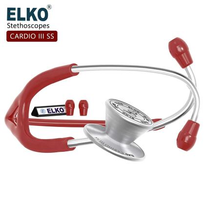 Elko Red Stainless Steel Head Acoustic Stethoscope - JioMart