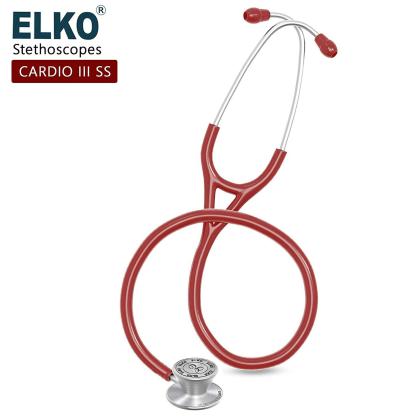 Elko Red Stainless Steel Head Acoustic Stethoscope - JioMart
