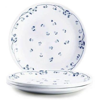 CORELLE Small Plate-Prov Blue-6PCS Quarter Plate (Pack of 6, Microwave ...