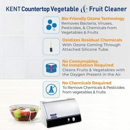 KENT 11022 Vegetable Cleaner (Silver) - JioMart