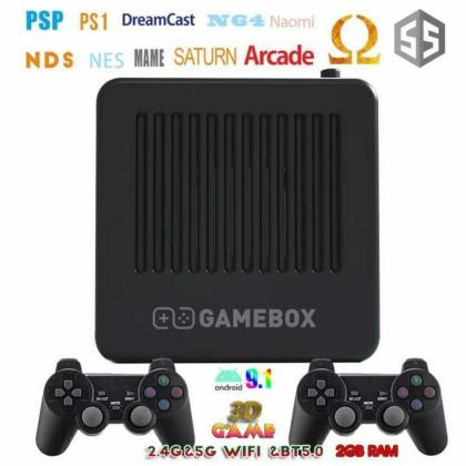 DKD G11 Game Box 4k HD video game console 10000+ Retro 3D Games 64Gb TV ...