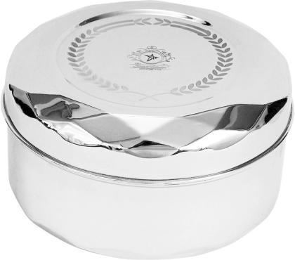 Stardom Stainless Steel Crystal Food Container Dabba Set with Lid (Size ...