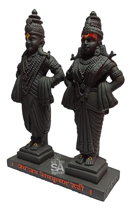 Sai Amrut Black Resin Polyresin Vitthal Rukmini Stand Idol - JioMart