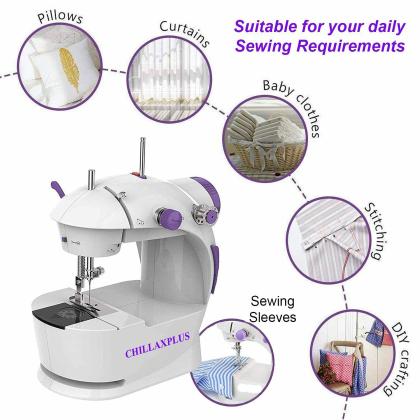 CHILLAXPLUS Mini Sewing Machine, Silai machine for Home Tailoring ...