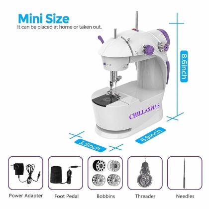 CHILLAXPLUS Mini Sewing Machine, Silai machine for Home Tailoring ...