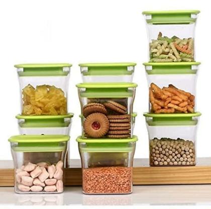 BREATHLESS Unbreakable Plastic Airtight Kitchen Storage Container ...