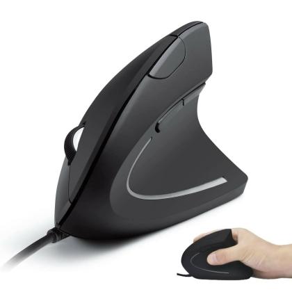 Verilux Wired Vertical Mouse Optical Ergonomic Mouse with 4 Adjustable ...