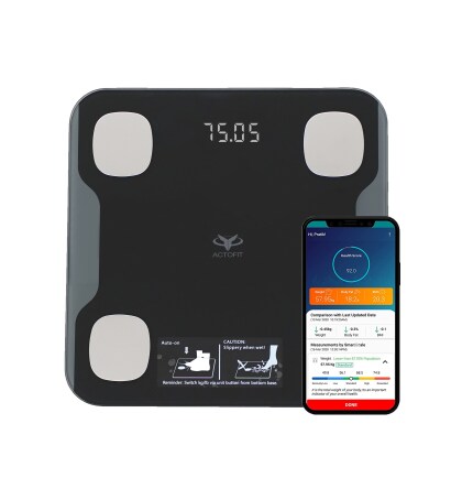 Actofit Body Fat Analyser Smart Scale Home | Complete Digital Body ...