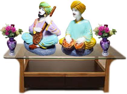 Gw Creations Purple, Blue Polyresin Decorative Showpiece - Tabla ...